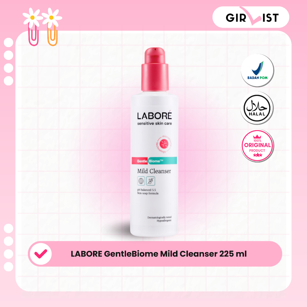 Jual LABORE Sensitive Skin Care GentleBiome Mild Cleanser | Shopee ...