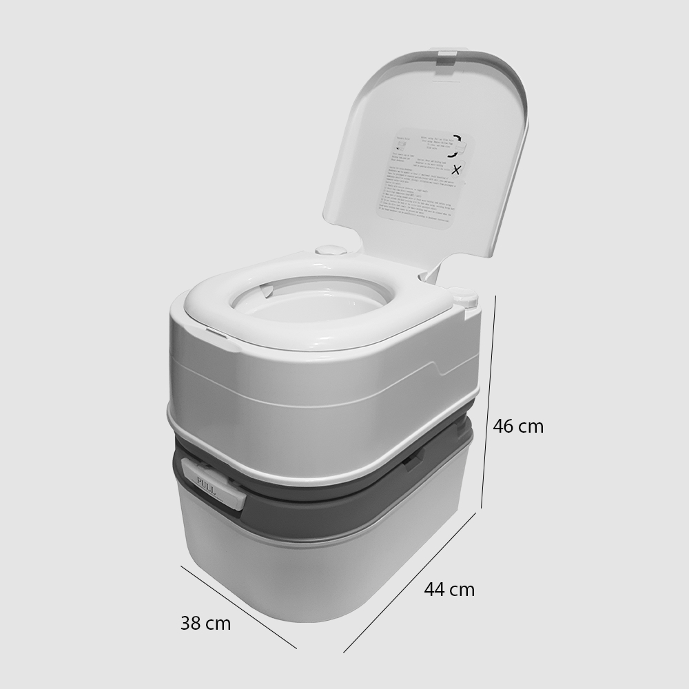 Jual Toilet camping portable | Toilet duduk portable Dewasa Manula 24L ...