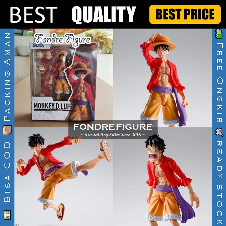 Jual SHF SH FIGUARTS LUFFY MONKEY D LUFFY THE RAID ON ONIGASHIMA VER ...