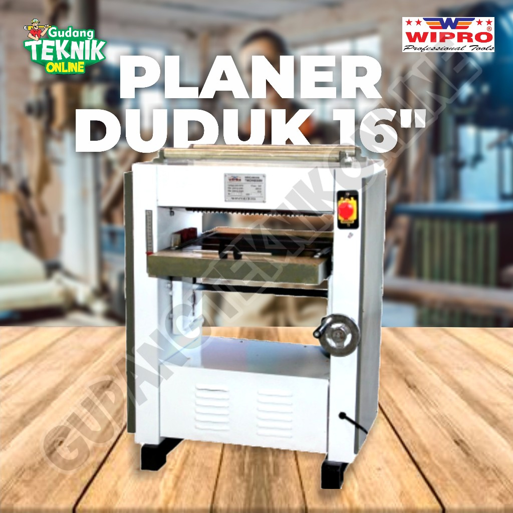 Jual Mesin Planer Duduk 16" WIPRO MB104C / Mesin Meja Planner Pasah ...
