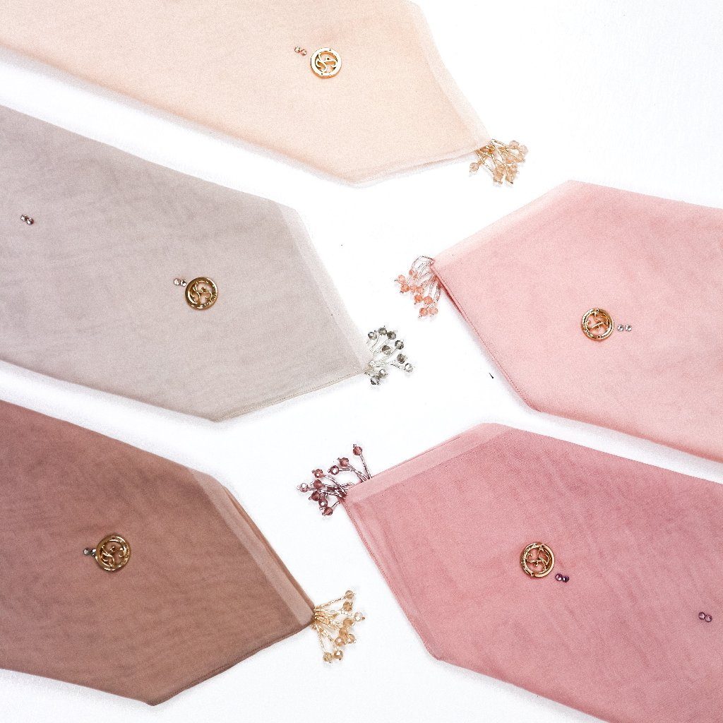 Jual Kairo - Hijab Segi Empat | Paris Crystal runce bambu Hijab Paris ...