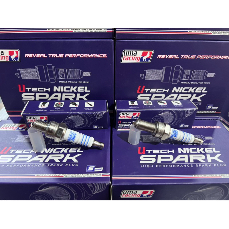 Jual BUSI UMA RACING UTECH NICKEL B8RTC A7RTC A6RTC SPARK MIO SUPRA ...