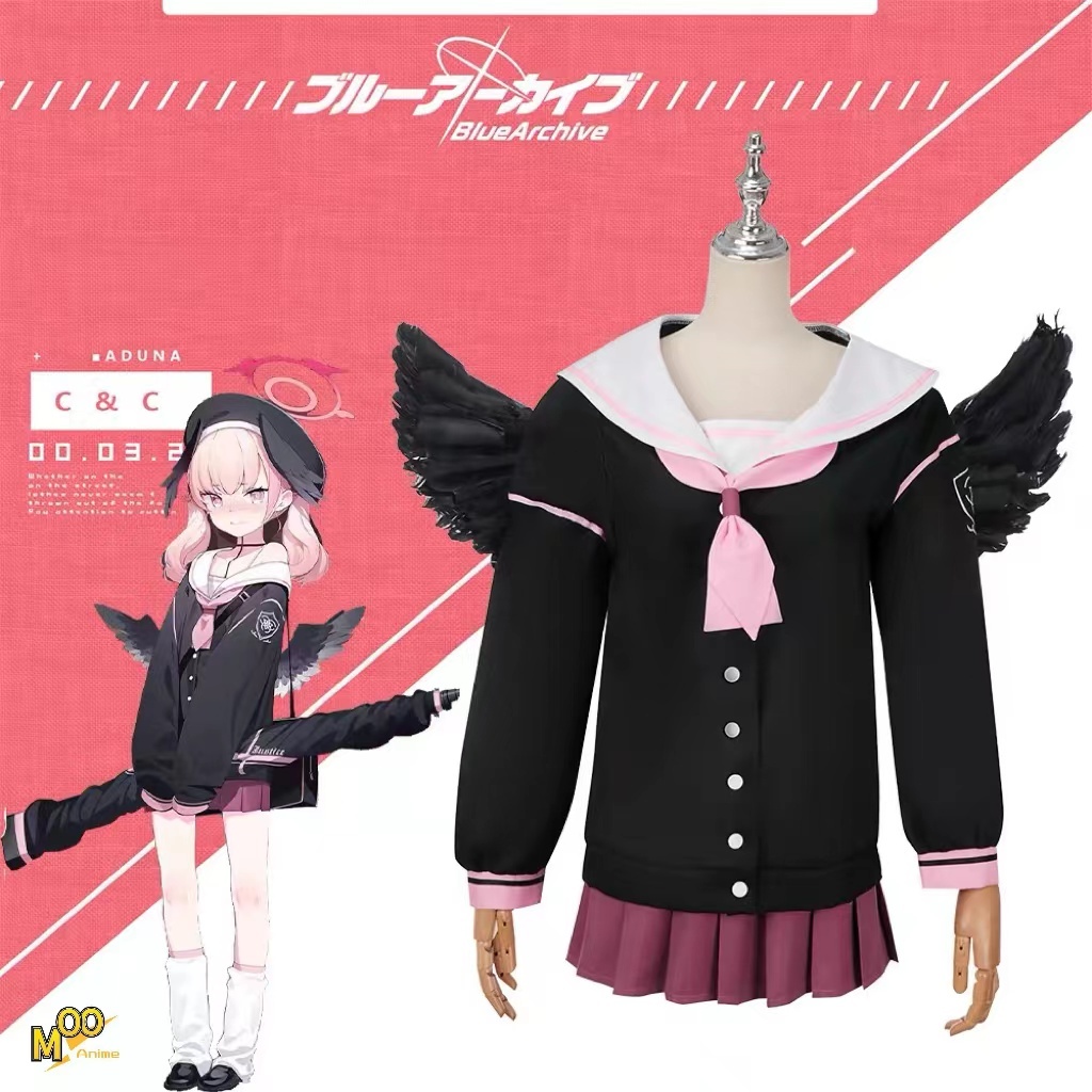 Jual Blue Archive cosplay costume Shimoe Koharu cosplay costume and wig ...