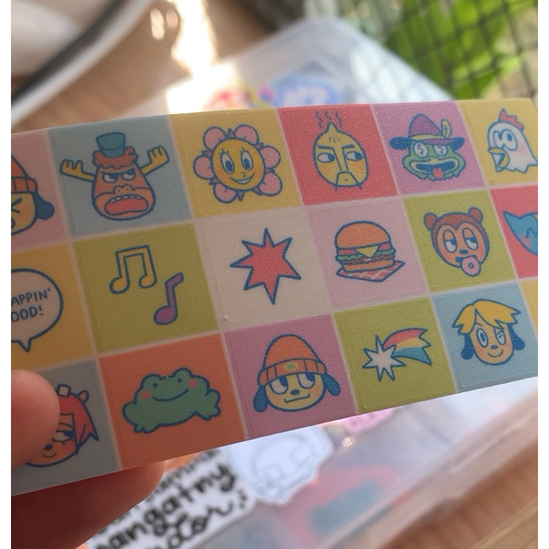 Jual MOKKAMERCH | Sticker Sheet | Fan Merch: Parappa the Rapper ...