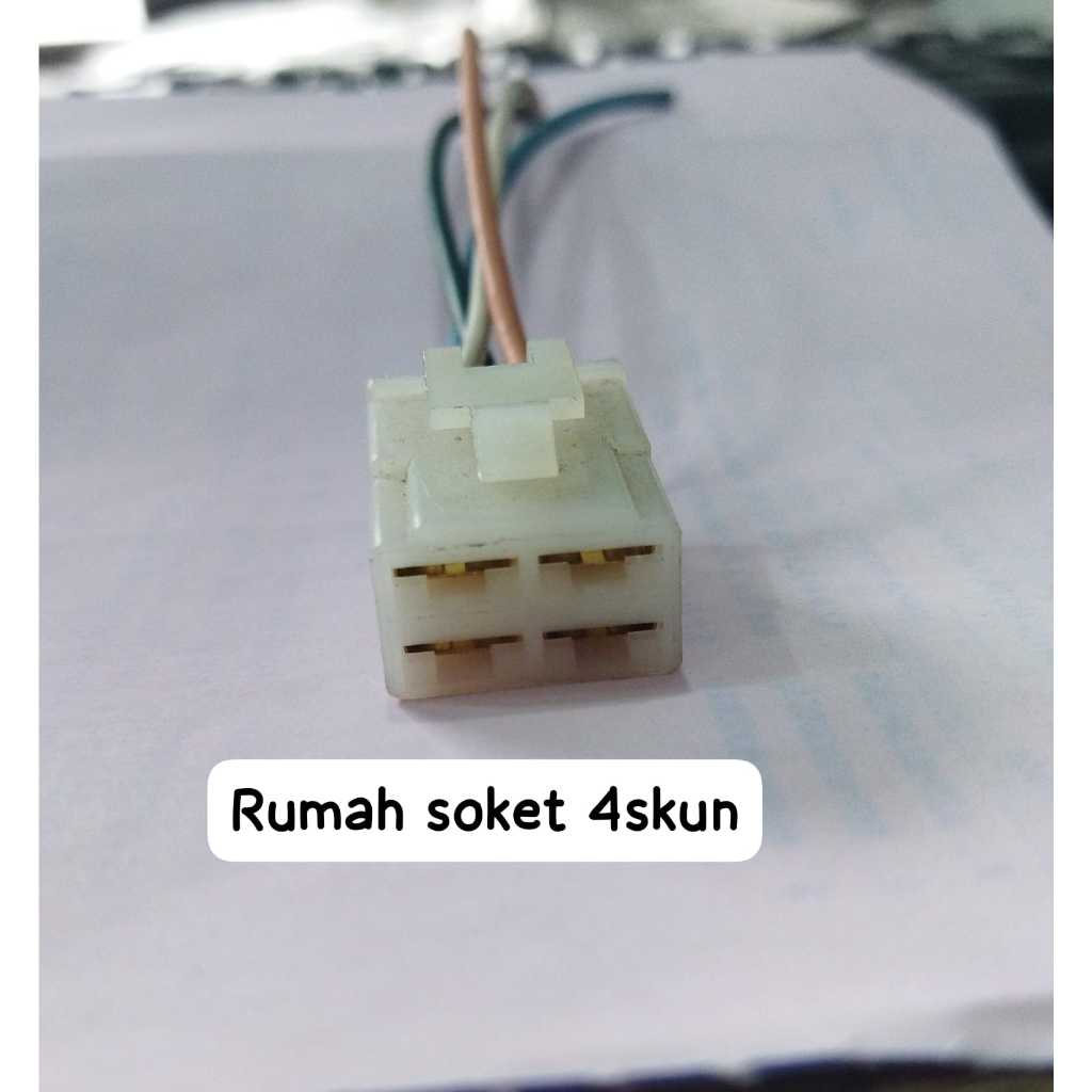 Jual Soket Kiprok Regulator 4 Pin ( Beat,Supra,Grand,Shogun Dll ...