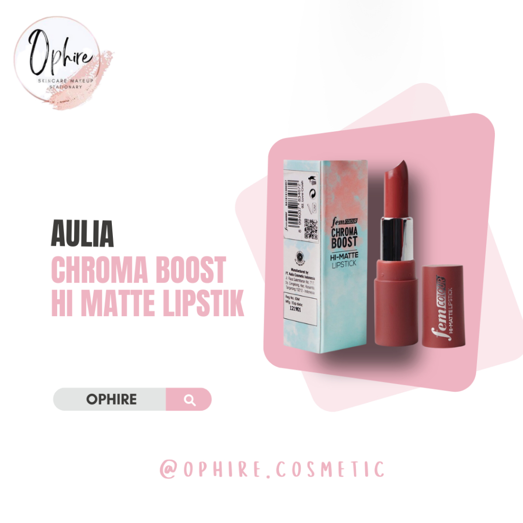Jual AULIA - Fem Colour Chroma Boost Hi-Moisture Lipstick | Shopee ...