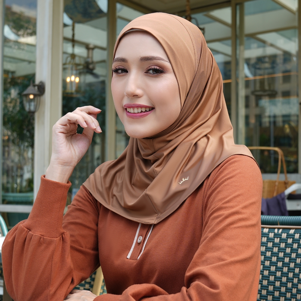 Jual MANDJHA Bergo Ruby Brown By IVAN GUNAWAN - Daily Hijab Bergo ORIGINAL MANDJHA | Shopee ...