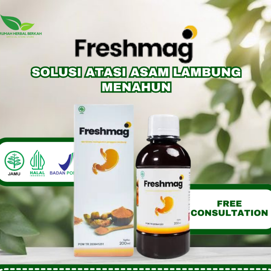 Jual FRESHMAG - Madu Herbal Terbaik No. 1 di Indonesia untuk Atasi Maag, Asam Lambung, dan Gerd ...