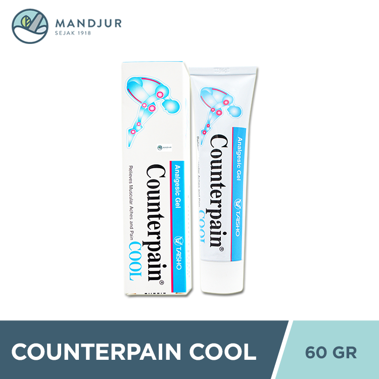 Jual Counterpain Cool 60 gr - Gel Analagesik Pereda Nyeri Otot Keseleo ...