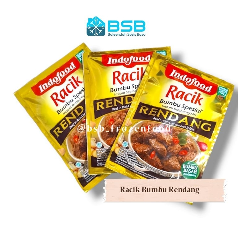 Jual Indofood Bumbu Racik Instan / Bumbu Instan Basah Kemasan Sachet 50 ...