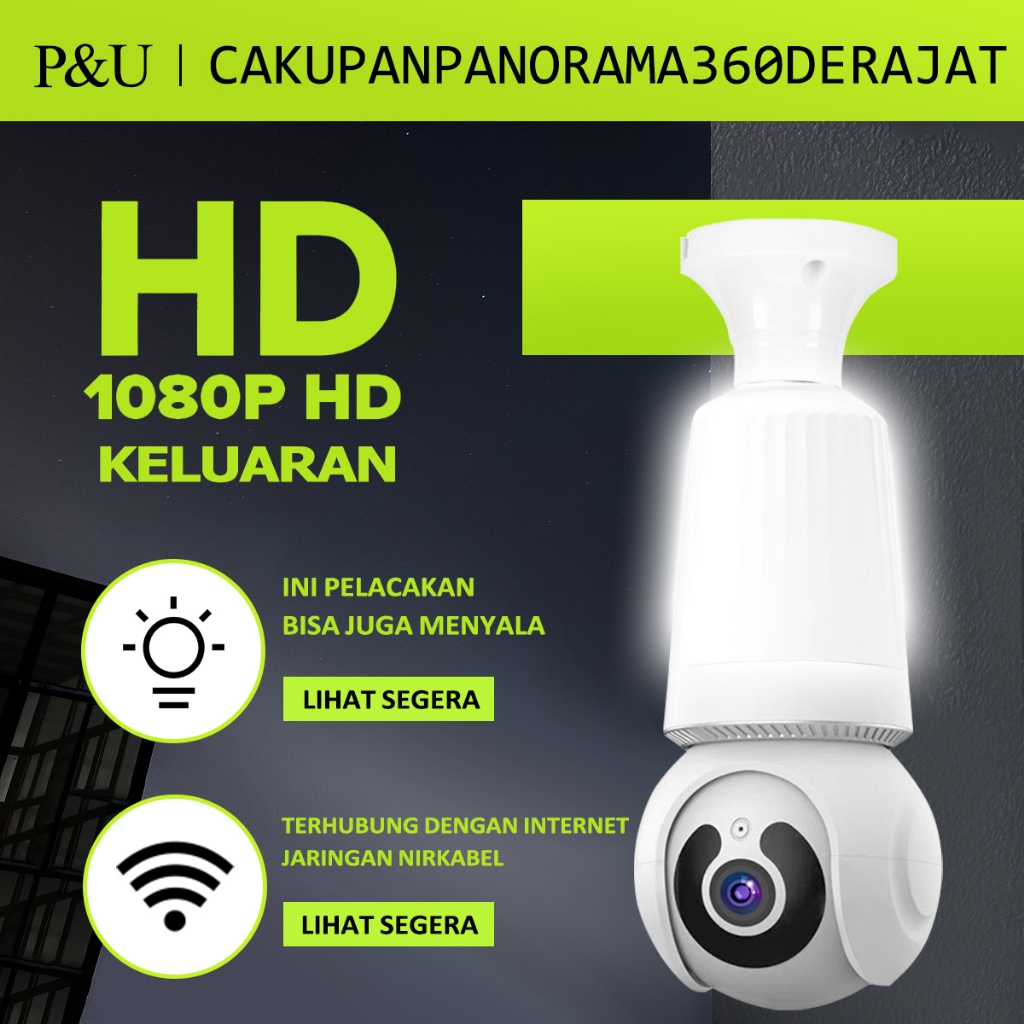 Jual CCTV V380 PRO LAMPU WiFi Outdoor 5MP 360° PTZ IP Camera WIFI Outdoor Kamera CCTV | Shopee ...