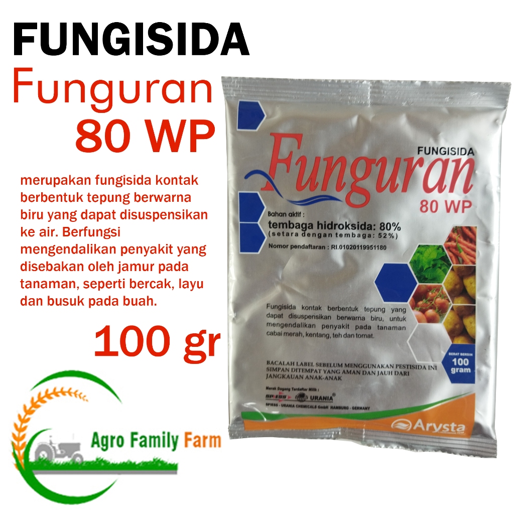 Jual Fungisida FUNGURAN 80WP 100 gr | Shopee Indonesia