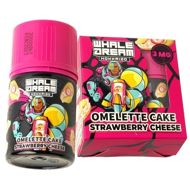 Jual Liquid Whale Dream Hokkaido V2 Omelette Cake Strawberry Cheese ...