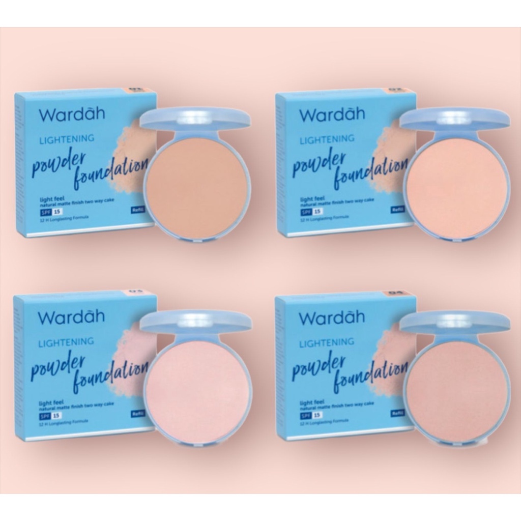 Jual Bedak Wardah Lightening Powder Foundation ( Refill ) | Shopee ...