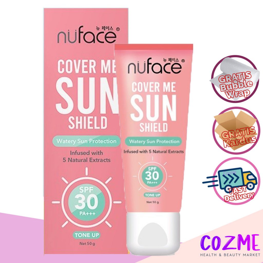 Jual NUFACE Cover Me Sun Shield Tone Up SPF 30 PA+++ 50gr | Shopee ...