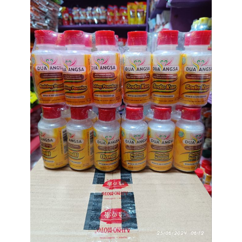 Jual Baking Powder/Soda Kue/Vanili/Natrium Benzoat/Wijen Dua Angsa ...