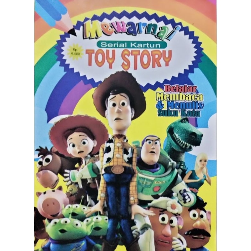 Jual Buku Mewarnai Anak Ukuran Besar Seri Gambar Toy Story | Shopee ...