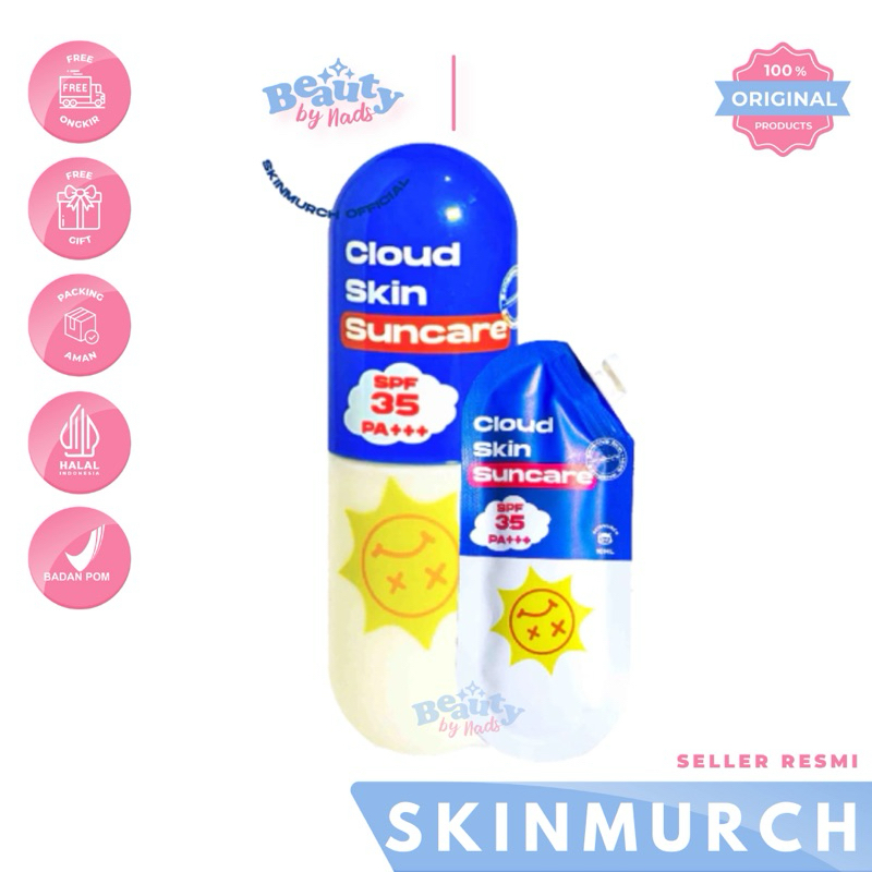 Jual BEAUTYBY.NADS | SKINMURCH SUNSCREEN CLOUD SKIN SUNCARE SPF 35 PA ...