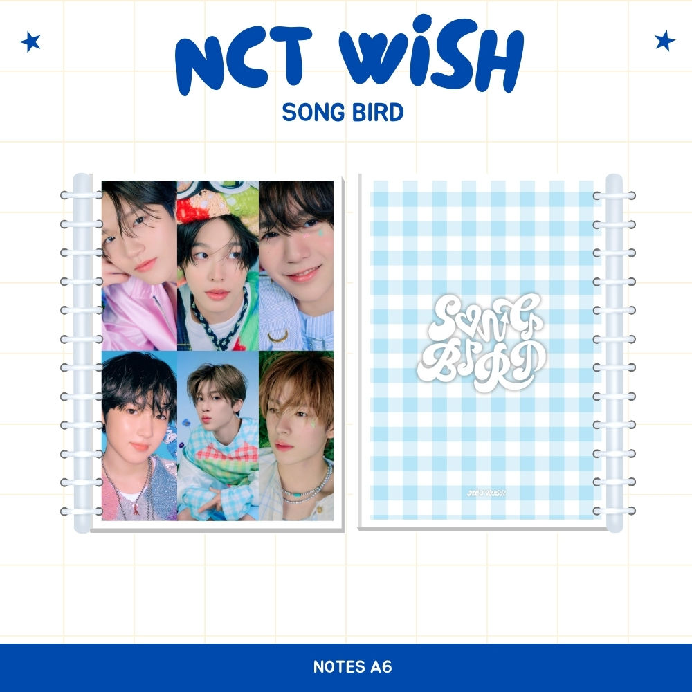 Jual A6 NOTES NCT WISH SONGBIRD (ISI 40 HVS + COVER LAMINASI 2 SISI ...