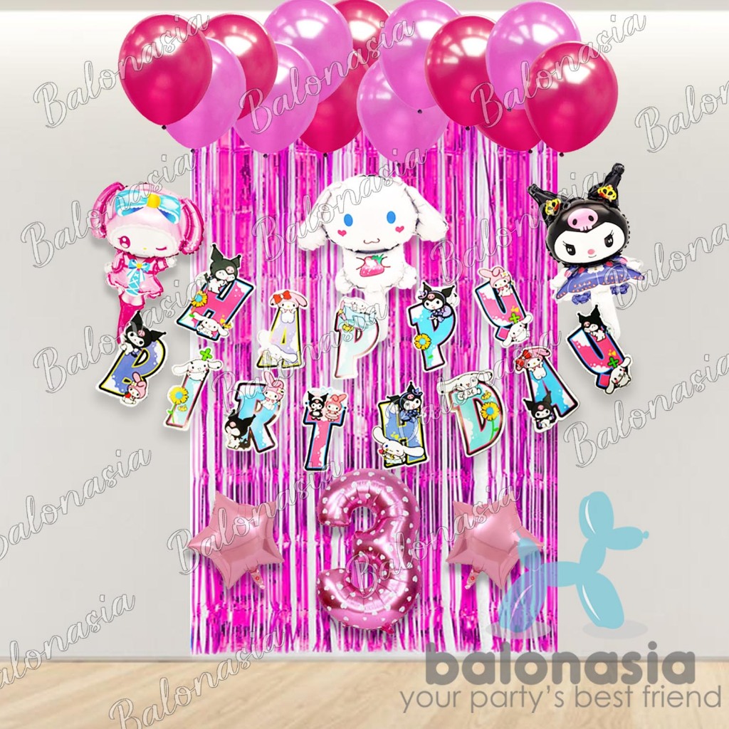 Jual PAKET SET DEKORASI ULANG TAHUN/ HAPPY BIRTHDAY KARAKTER ASTRONOT ...