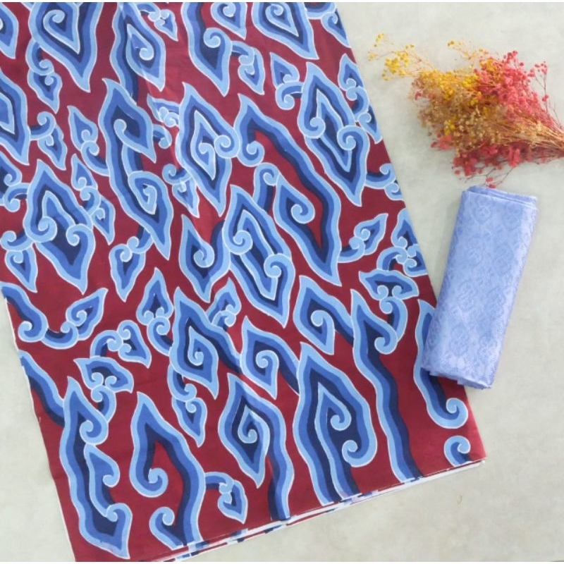 Jual KAIN BATIK KATUN PREMIUM BATIK MEGA MENDUNG CERAH KHAS CIREBON TRUSMI AMANAHBATIK TERMURAH ...