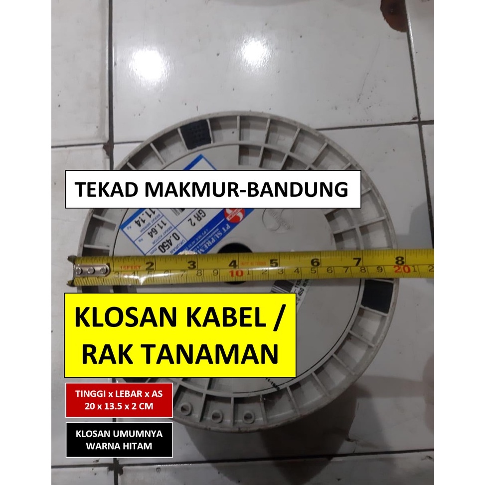 Jual KODE M36T Bobin Rol Gulungan Kabel 13x2cm Klosan Supreme Putih ...