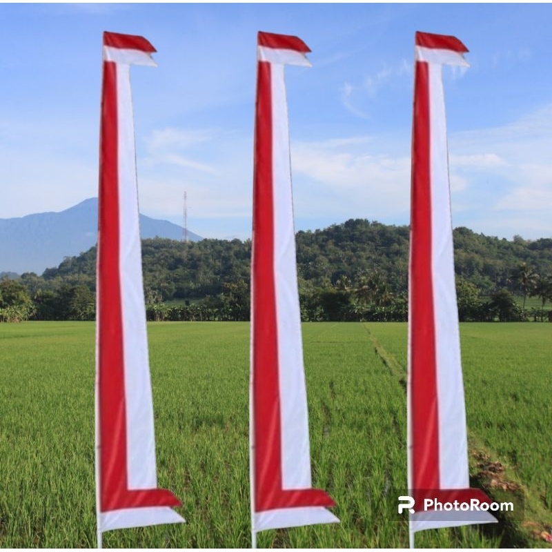 Jual 1 Kodi Umbul Umbul Layur Merah Putih Bendera indonesia | Shopee Indonesia