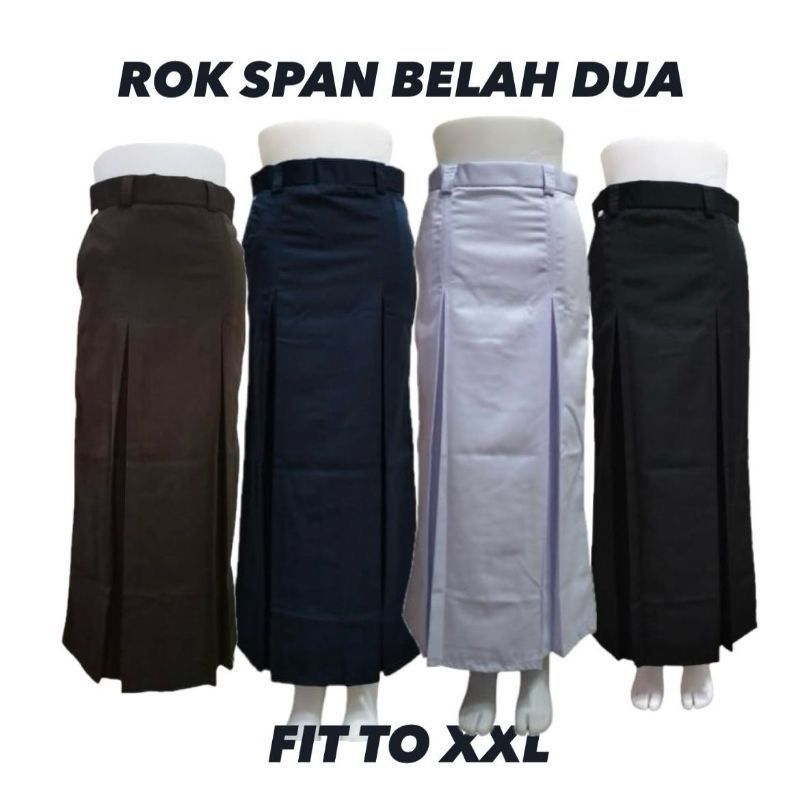 Jual ROK SEKOLAH MODEL SPAN REMPEL BELAH DUA PANJANG SMP/MTS | Shopee ...