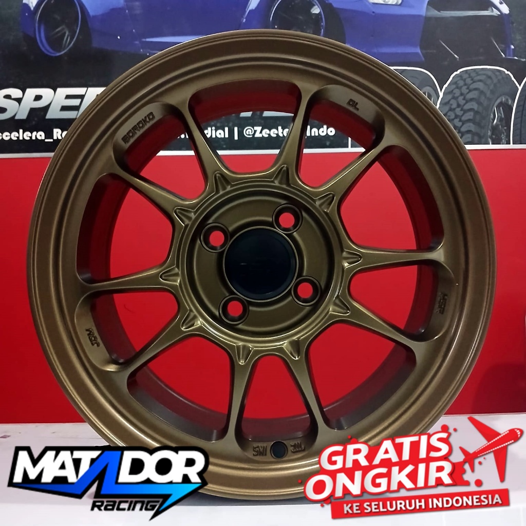 Jual Velg Mobil HSR ORIGINAL Type HSR DL Ring 15x65 H4x100 BRONZE ...