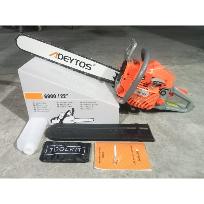 Jual DT-6800 Chainsaw mini Bar 22inch 58cc 6800 DEYTOS Senso mini Baru ...