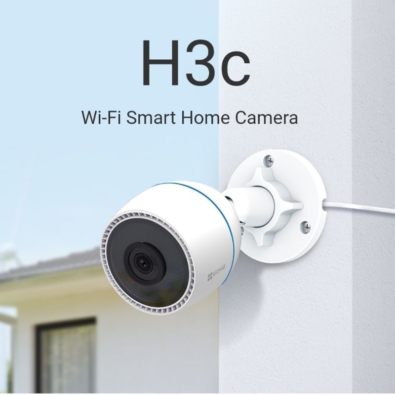 Jual Kamera｜CCTV Ezviz H3C B-W Outdoor WiFi LAN AI Human Detection ...