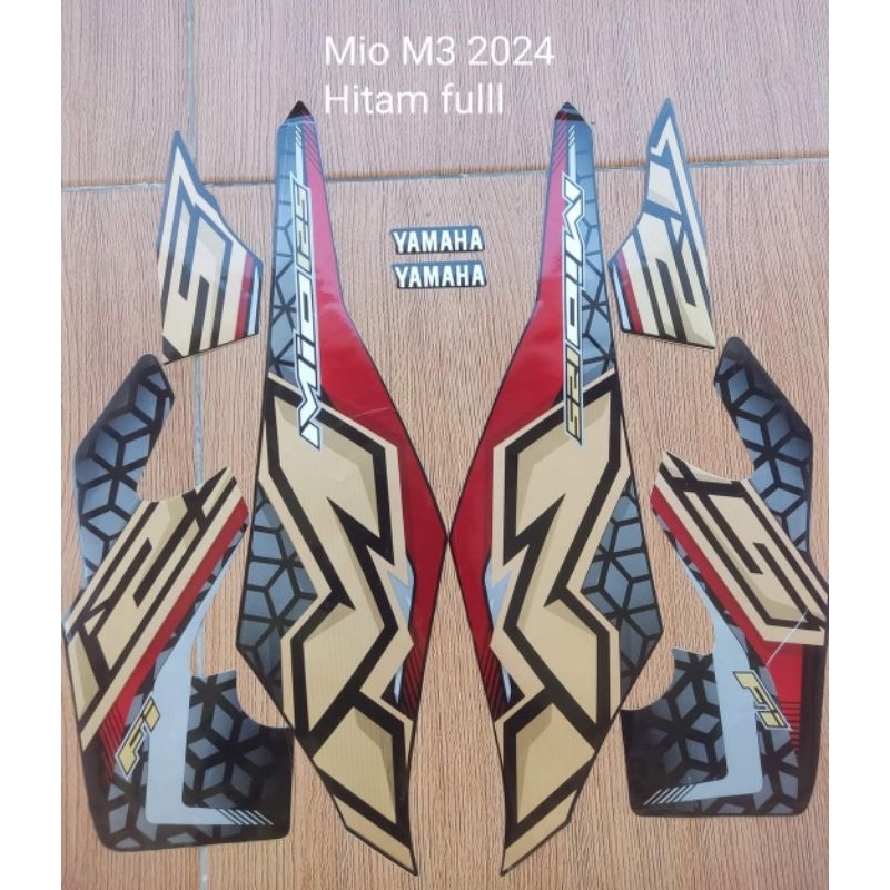 Jual striping motor Yamaha Mio M3 2024 terbaru pilihan warna | Shopee ...