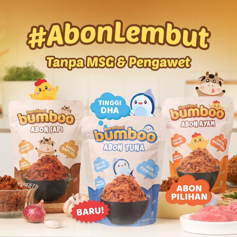 Jual BUMBOO Abon Asli - Tekstur Lembut MPASI Si Kecil - Sumber Protein ...