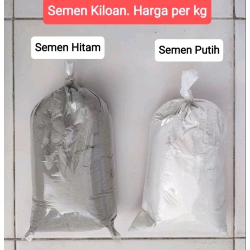 Jual Semen hitam ,Semen Putih dan Aplus ecer kiloan (berat 1 kiloan ...