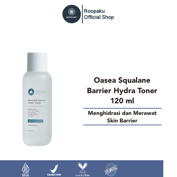 Jual Oasea Squalane Barrier Hydra Toner 120ml [Melembabkan Kulit ...