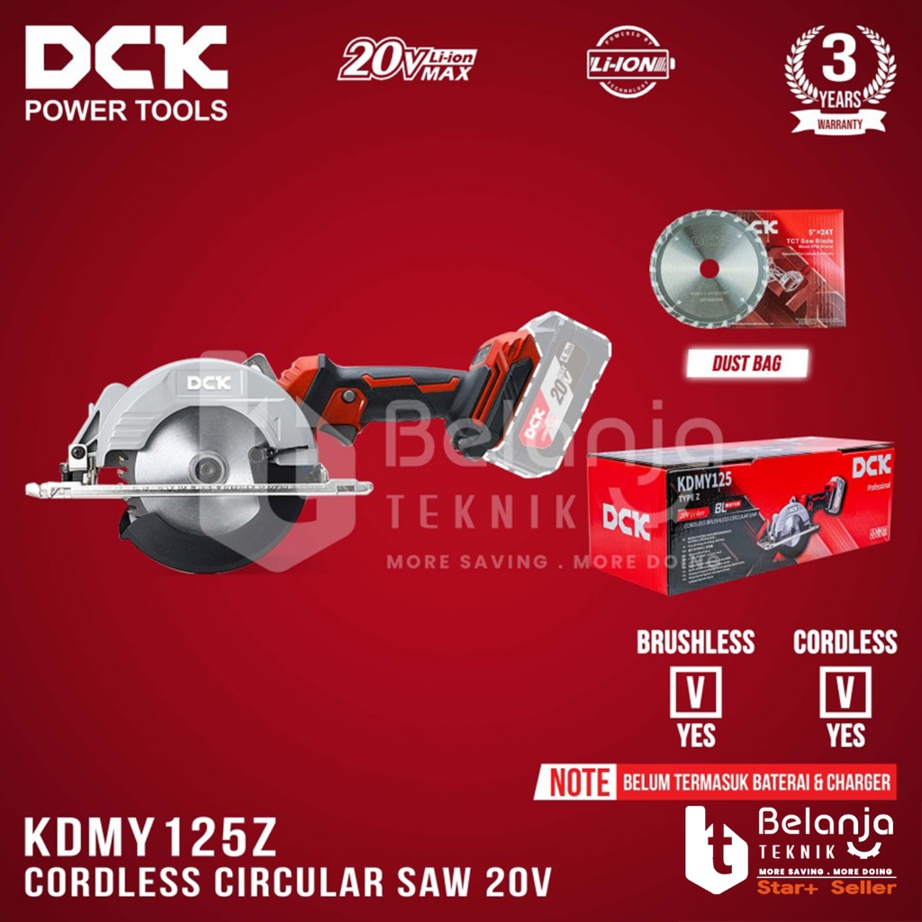 Jual DCK Mesin Circular Saw Cordless KDMY125Z Sirkel Kayu Unit Only 125MM KDMY 125 KDMY125 ...