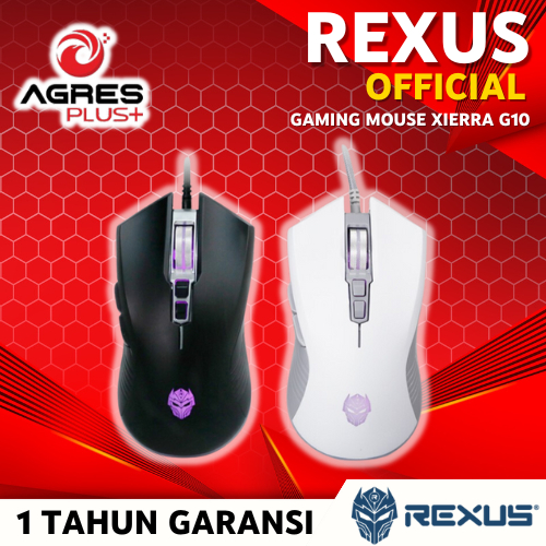 Jual REXUS Mouse Gaming Xierra G10 7200DPI - AGP | Shopee Indonesia