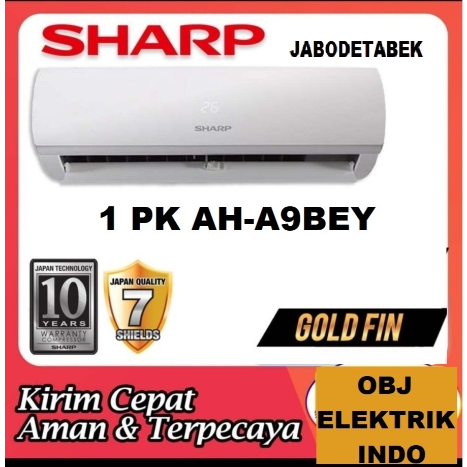 Jual AC SHARP 1 PK AH-A9BEY - STANDARD | Shopee Indonesia