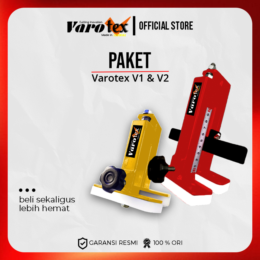 Jual Varotex Paket Hemat Bundling Varotex V1 dan V2 alat potong hpl 100 ...