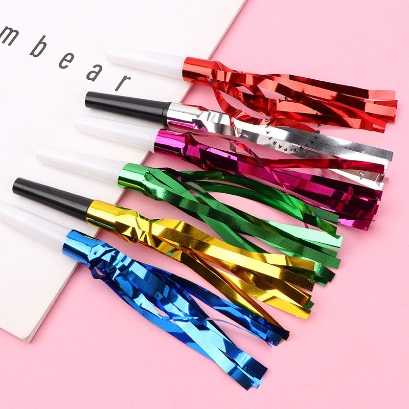 Jual 6pcs Terompet Ulang Tahun Rumbai / Trompet Ultah Anak Tahun Baru ...