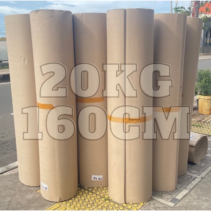 Jual Karton Lembar / Single Face 160cm x 20 kg (Per Roll @20kg ...