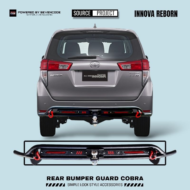 Jual Rear Bumper guard Towing Cobra Sevencode - Innova Reborn ...