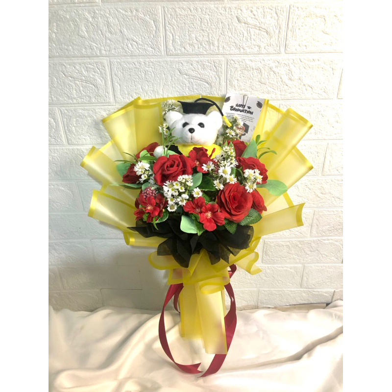 Jual Buket Bunga Wisuda Graduation Gift Kado Wisuda | Shopee Indonesia