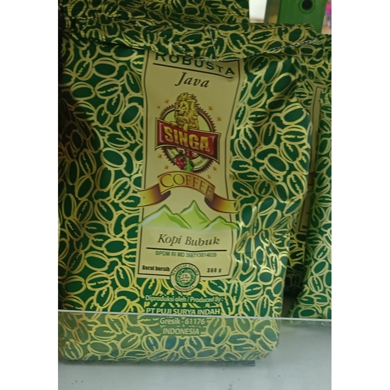 Jual Kopi bubuk Singa robusta Java 360 gram | Shopee Indonesia
