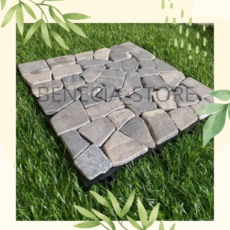 Jual Decking Tile Batu alam Mozaik - Decking Tile Mozaik Stone - ubin ...