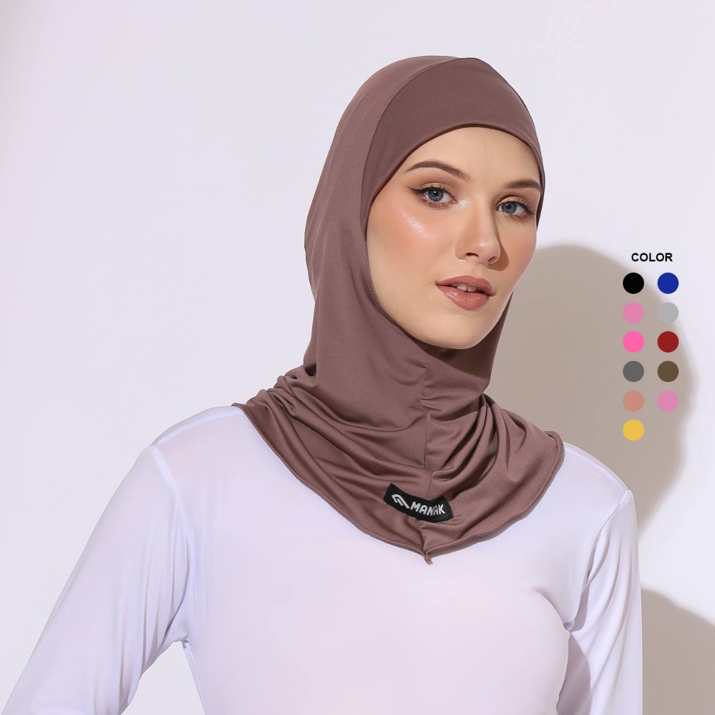 Jual MANIAK Inner Hijab Ninja Ciput Ninja Dalaman Basic Jilbab Sport ...