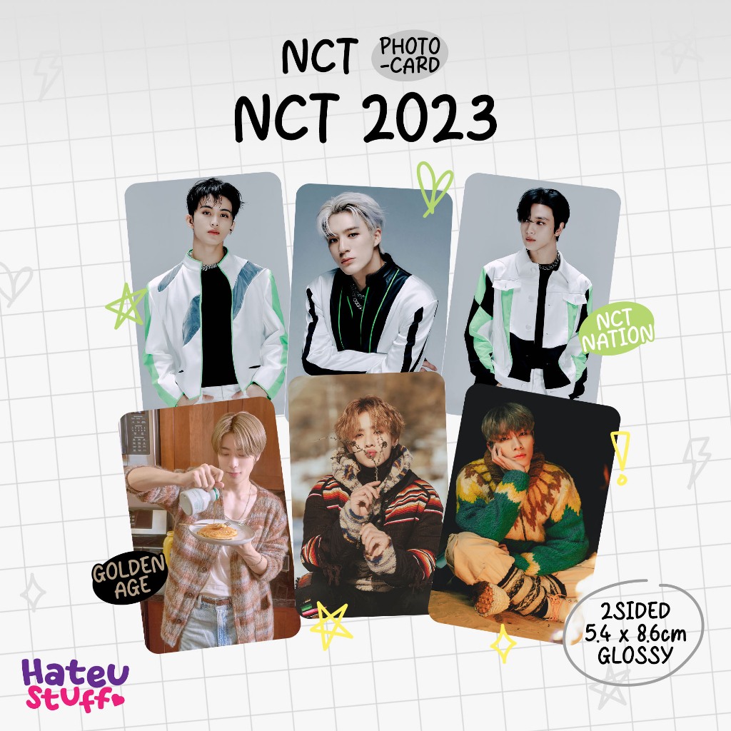 Jual NCT 2023 Unoffical Photocard Golden Age, NCT Nation | Shopee Indonesia
