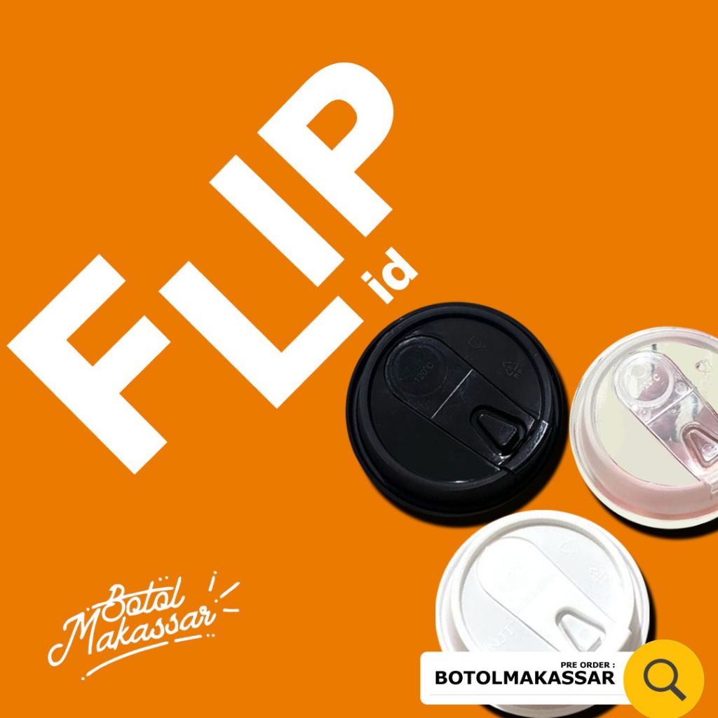 Jual FLIP Lid NJI Cup Injection ( Tutup Saja, isi 50pcs ) | Shopee ...
