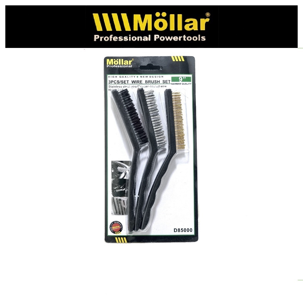 Jual SIKAT KAWAT 9" SET 3PCS - BRUSH BESI KUNINGAN BAJA NYLON 3 PCS 9 ...