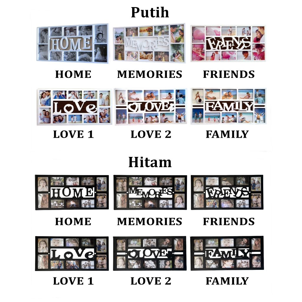 Jual Bingkai Foto Dinding Fancy Frame Foto / Bingkai foto aesthetic ...
